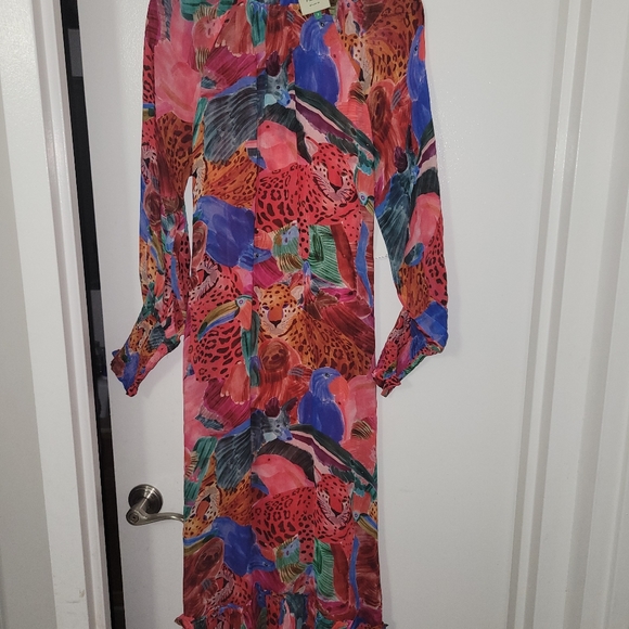 FARM Rio | Dresses | Farm Rio Animal Collage Maxi Dress | Poshmark